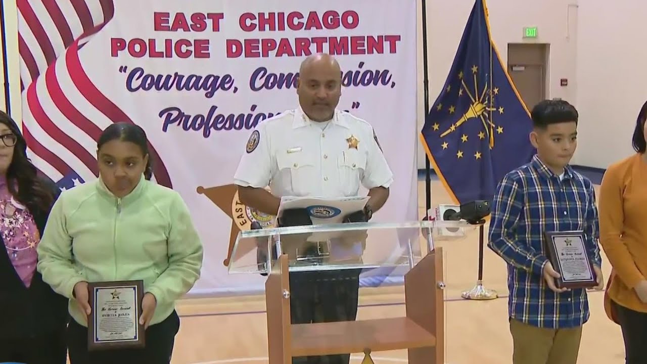East Chicago police honor students who reported teacher accused of ...