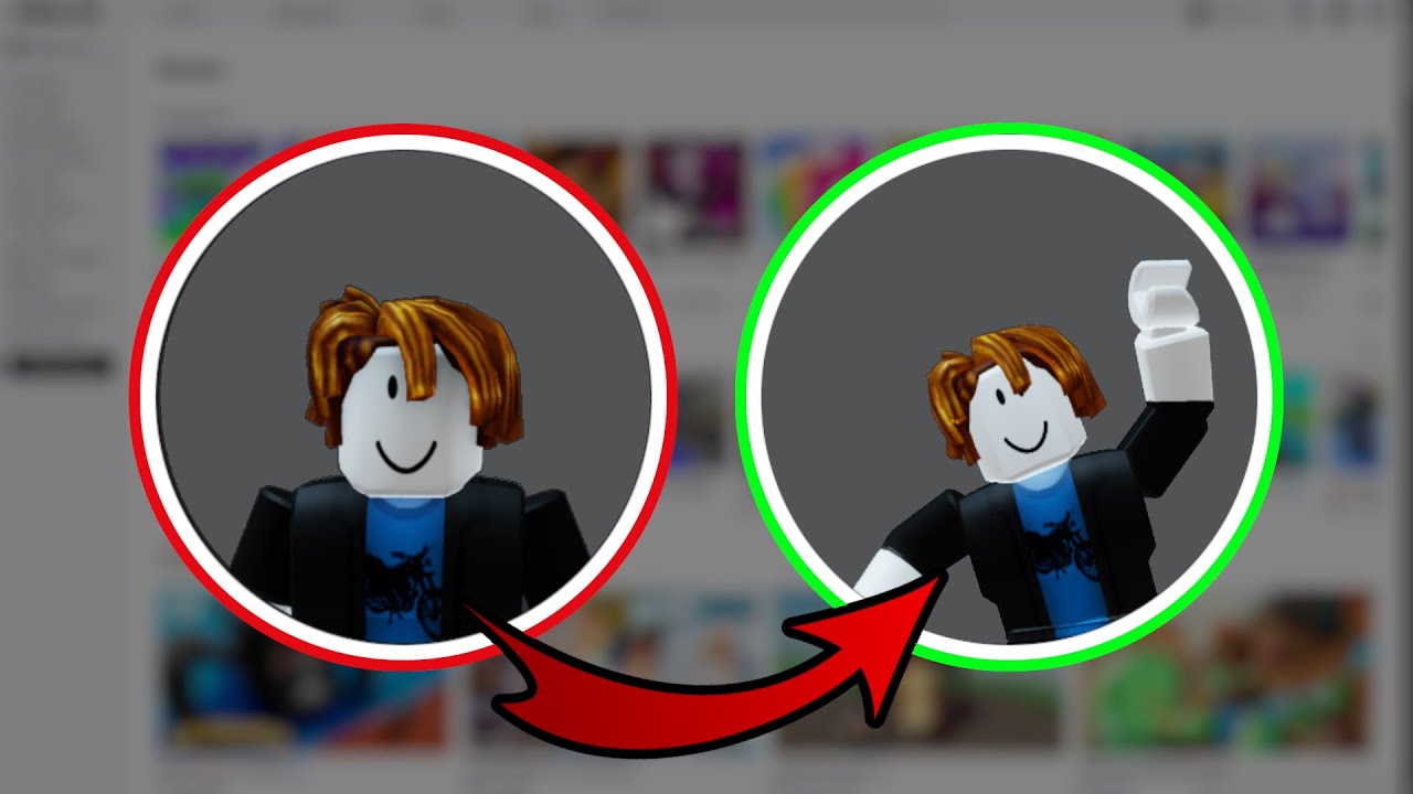 How to Change Your Roblox Profile Pose - YouTube