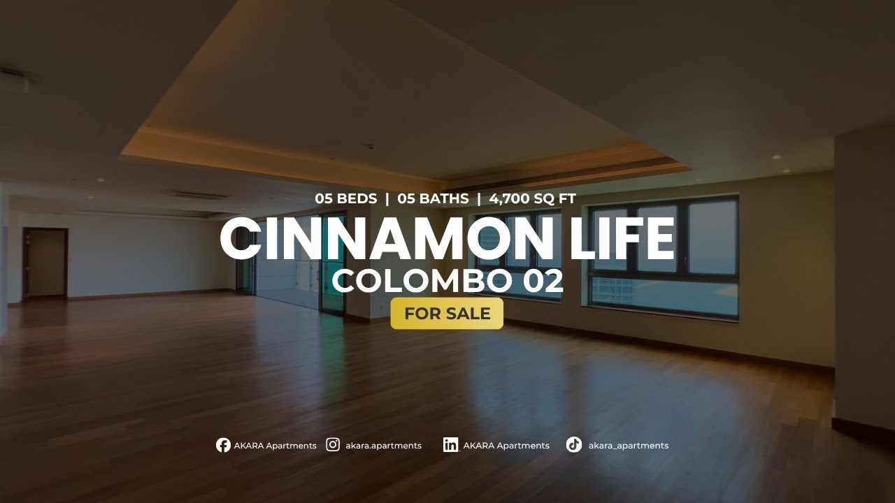 Cinnamon Life, Colombo 02, 5 Bedroom Luxury Apartment for Sale | Sea ...