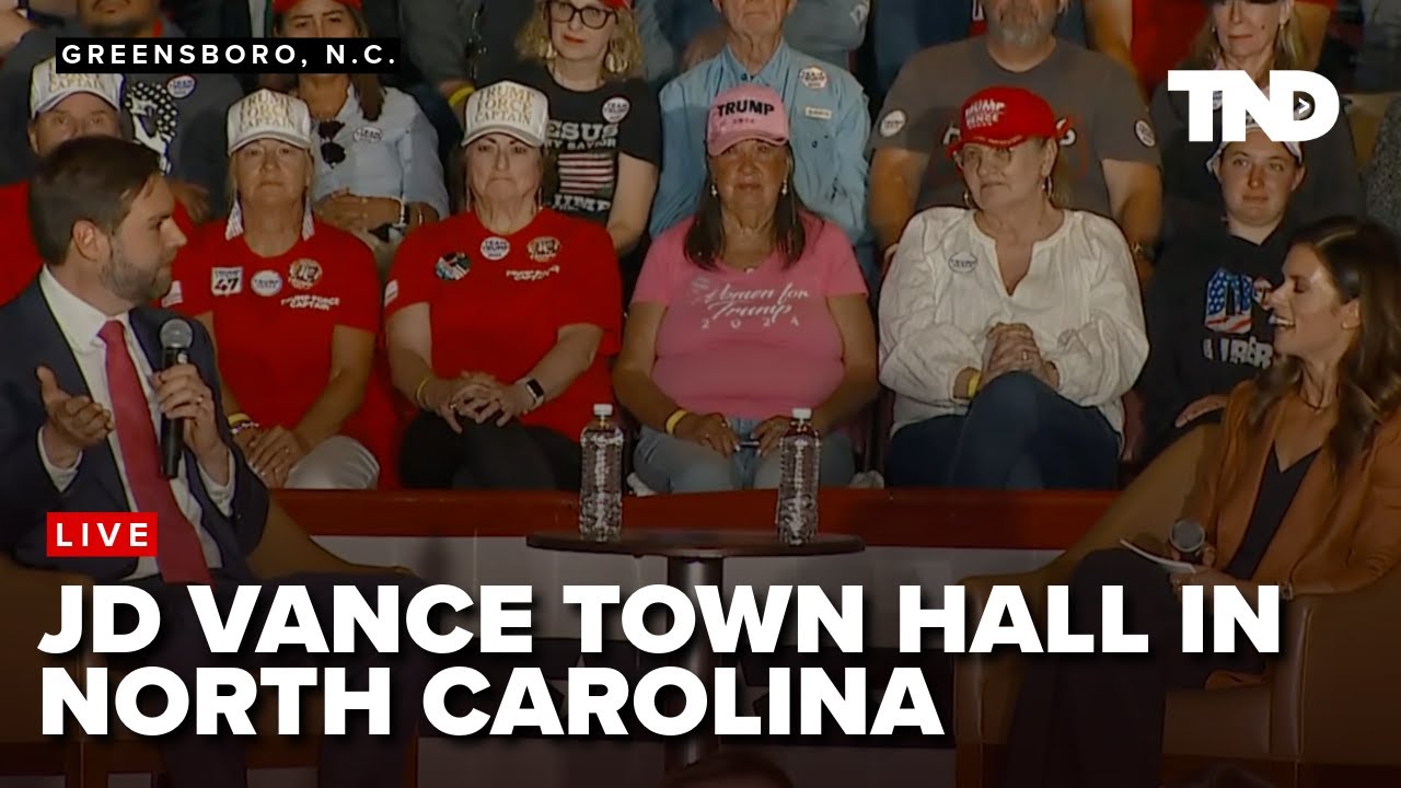 JD Vance going former race car driver for town hall in North Carolina ...