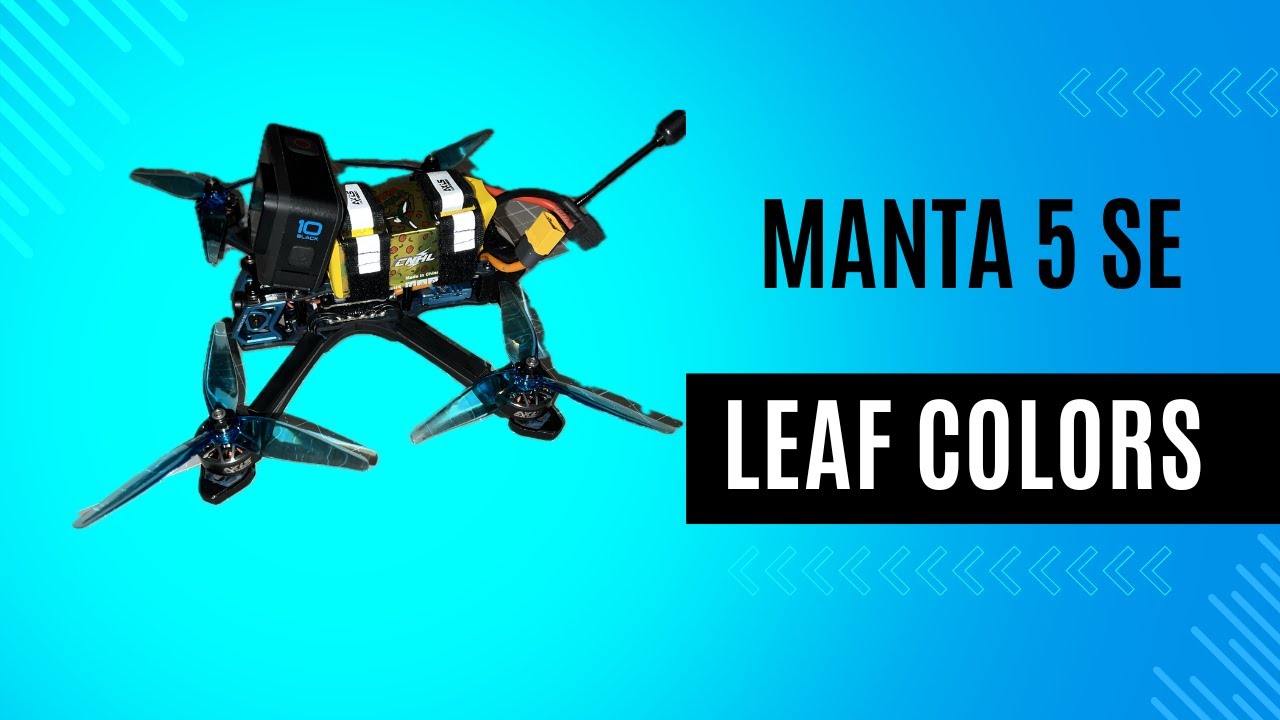 Manta 5 SE leaf color surfing, over the Tunnel Of Trees, M-119, GoPro ...