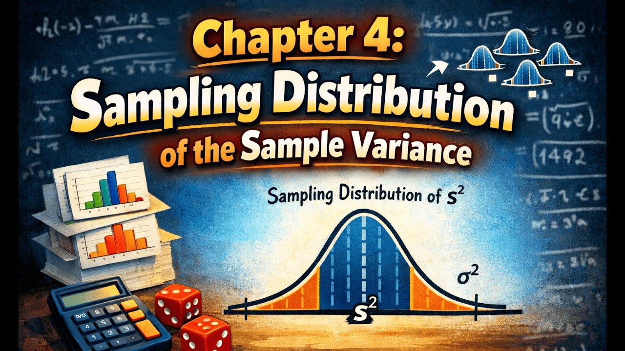 Chapter 4: Sampling distribution of the sample variance - YouTube