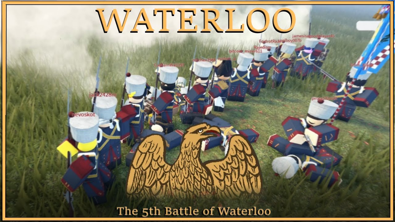 The 5th Great Battle Of Waterloo | Roblox 3500 Player Battle - YouTube