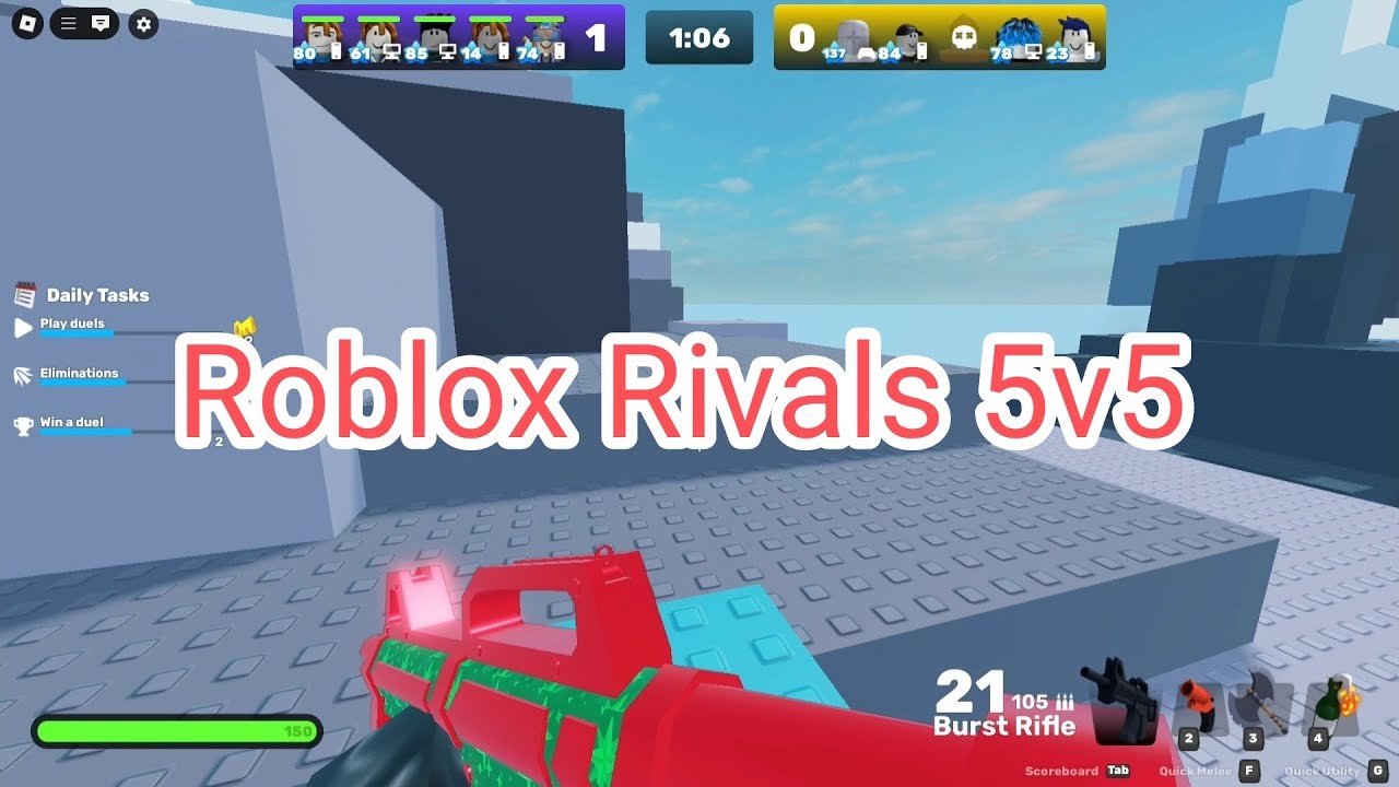 Roblox Rivals 5v5 I #roblox - YouTube
