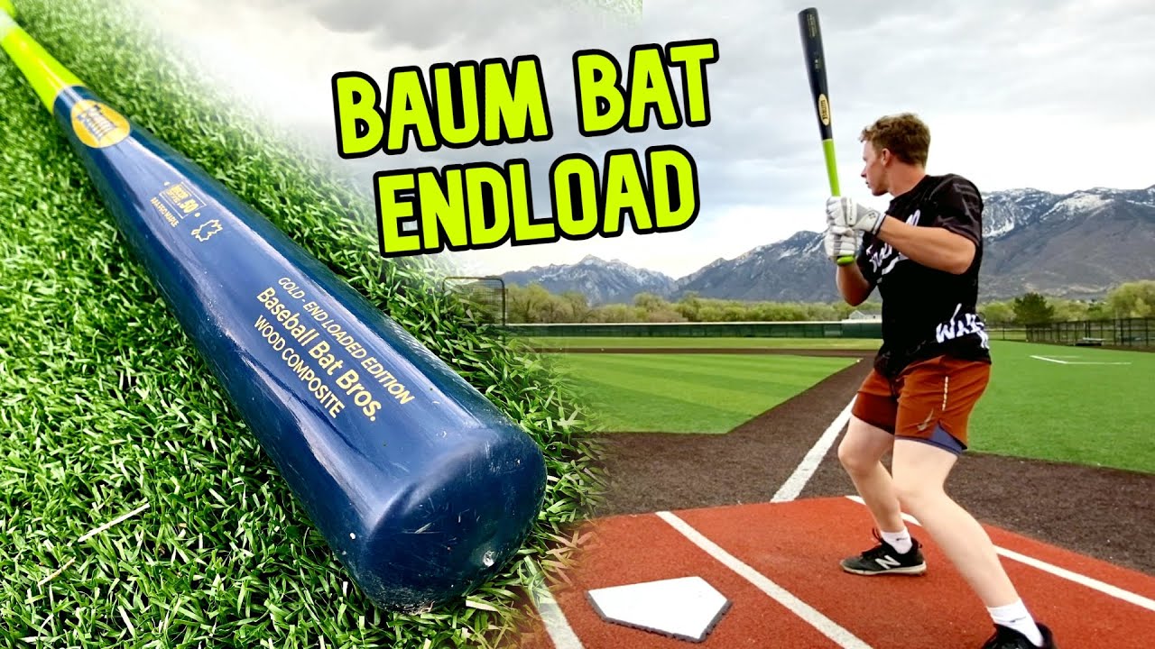 Hitting with the Baum Bat ENDLOAD | Wood Baseball Bat Review - YouTube