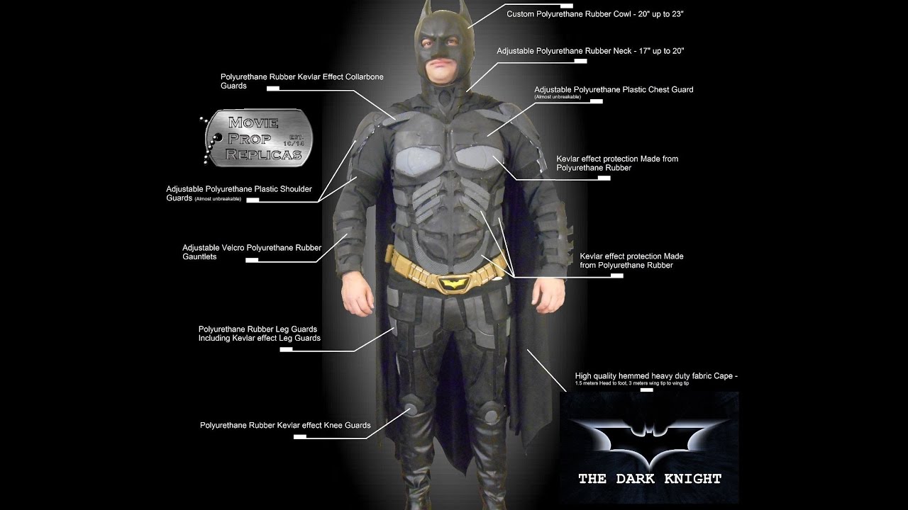 Handmade Batman Dark Knight Suit in 2014. The 1st thing I ever made. - YouTube