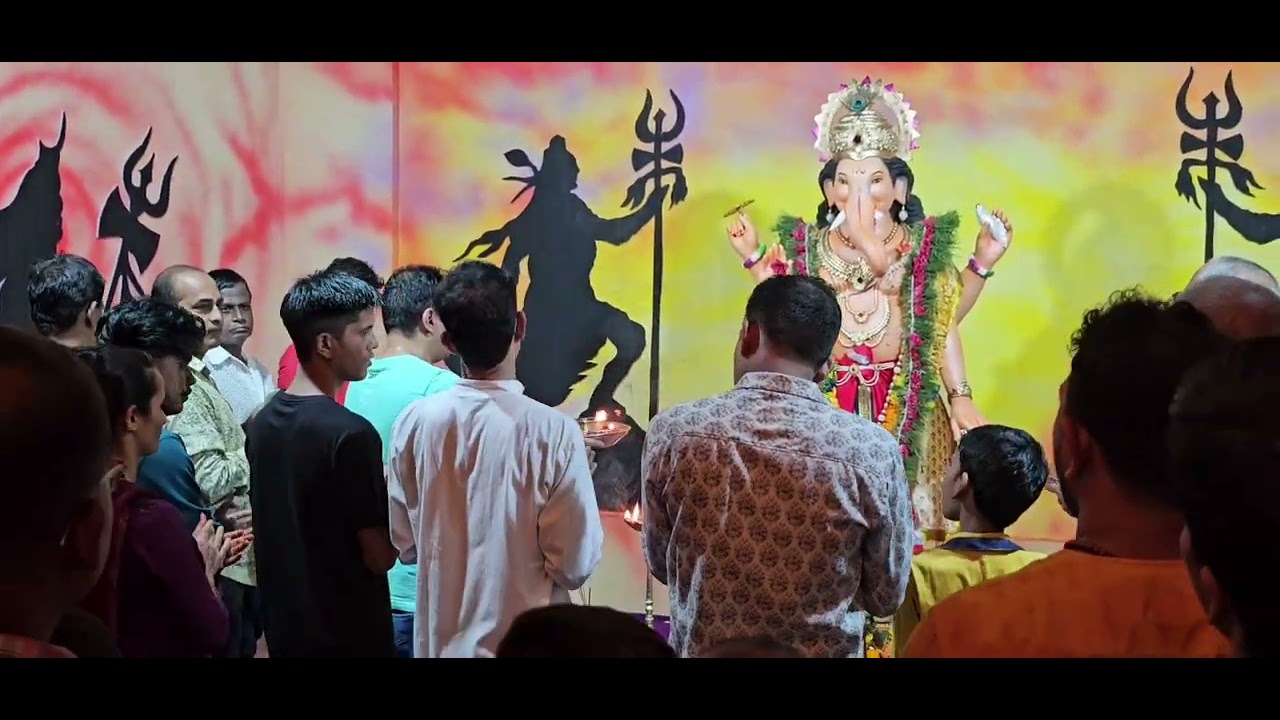 Ganapati aarti 🌙 ️| Ganesh chaturthi | Ganesh aarti | Ganesh | Little ...