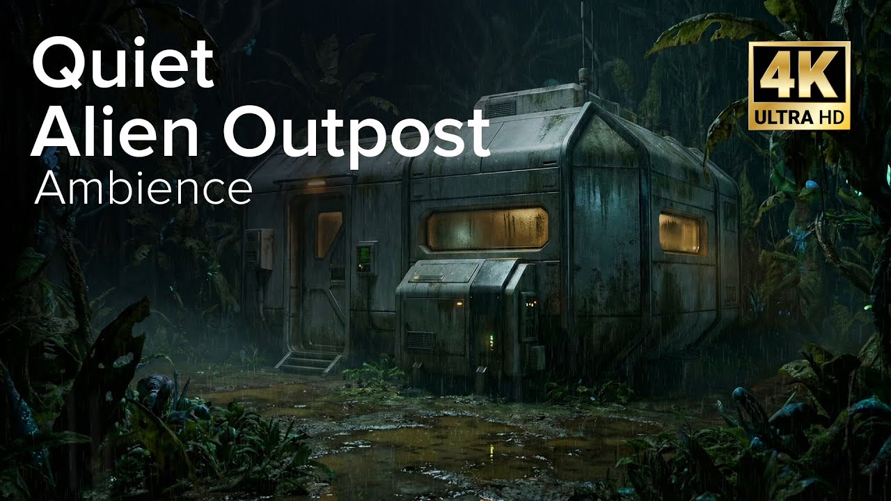 Quiet Night at a Remote Alien Outpost | Systems Running, World Calm ...