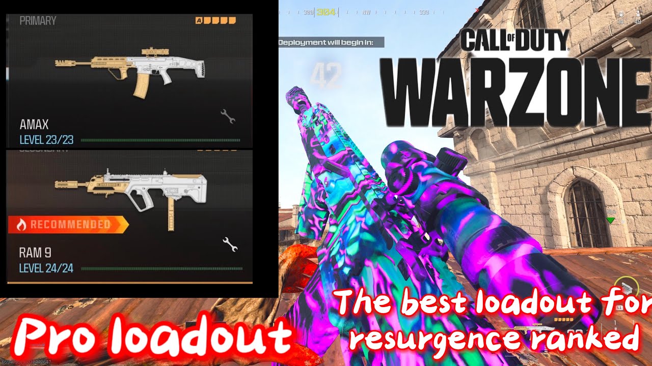 The best loadout for resurgence ranked in Warzone - YouTube