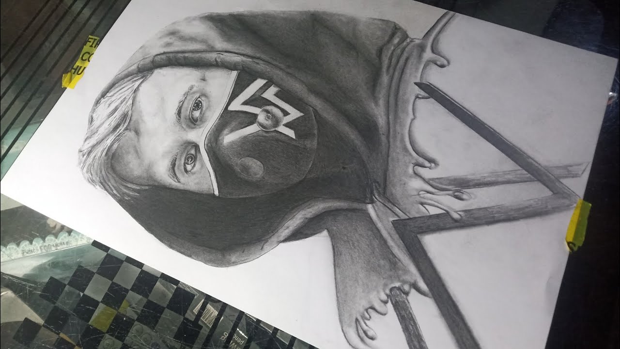 alan walker drawing @Alanwalkermusic - YouTube