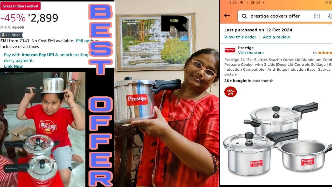 pressure cookers best combo offer - YouTube