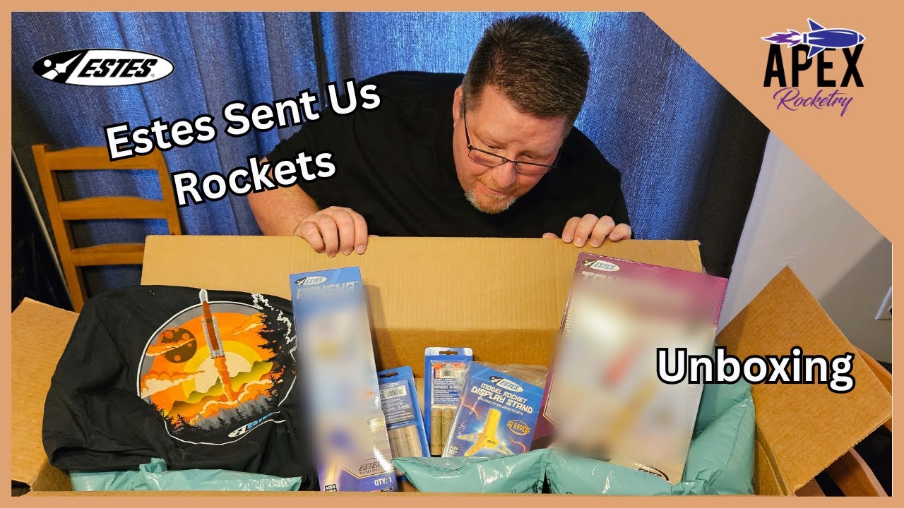 Estes sent more gifts! Rocket Unboxing!!! - YouTube