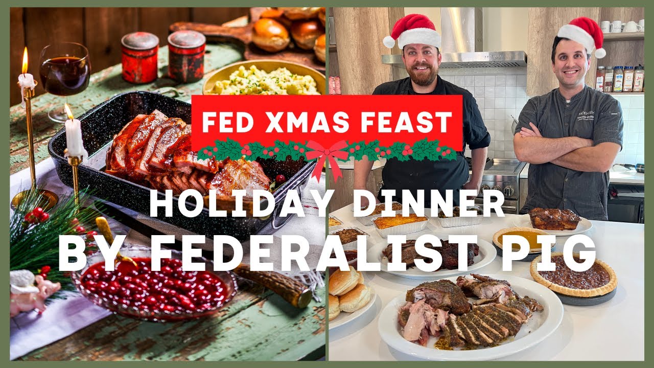 Federalist Pig Fed Xmas and NYE Feast Heating Instructions - YouTube