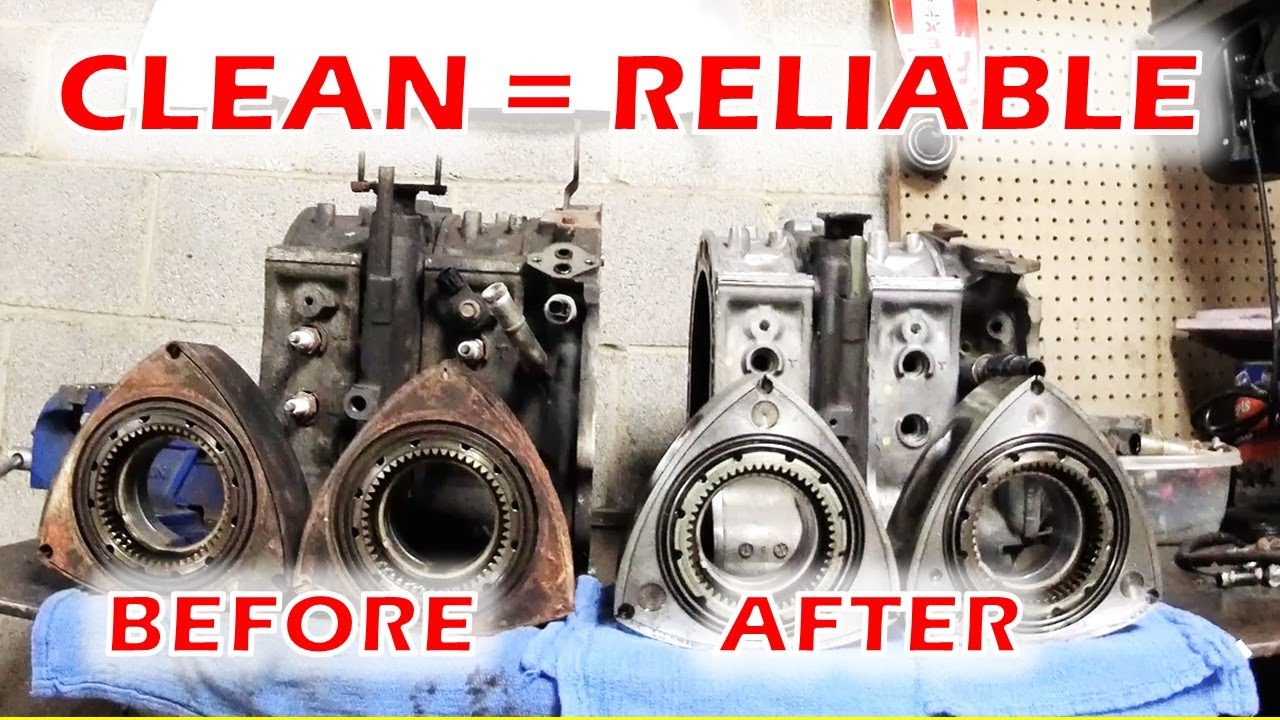 How to Clean a Rotary Engine Before A Rebuild -The Most IMPORTANT Part ...