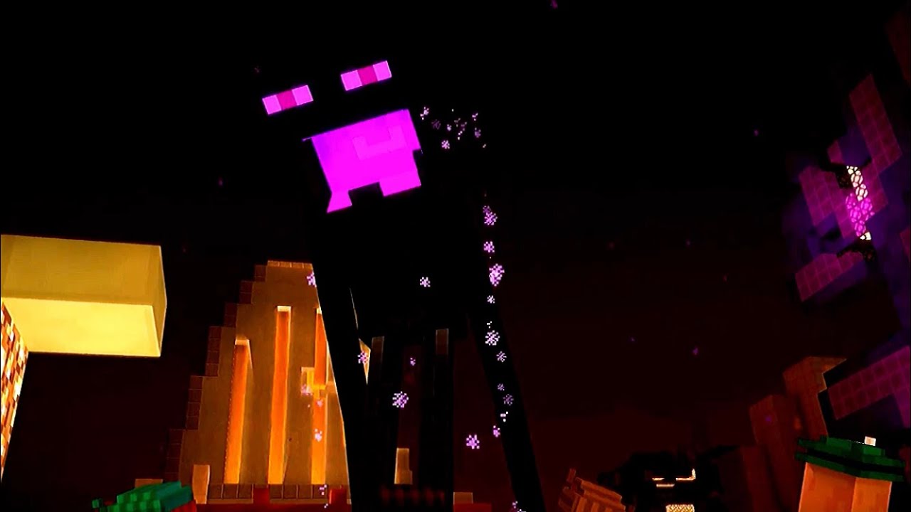 Minecraft: Story Mode (S2) Giant Enderman sound effects - YouTube