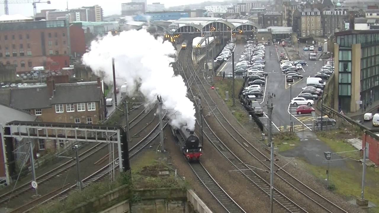 LNER Thompson Class B1 61264 passing Newcastle - YouTube