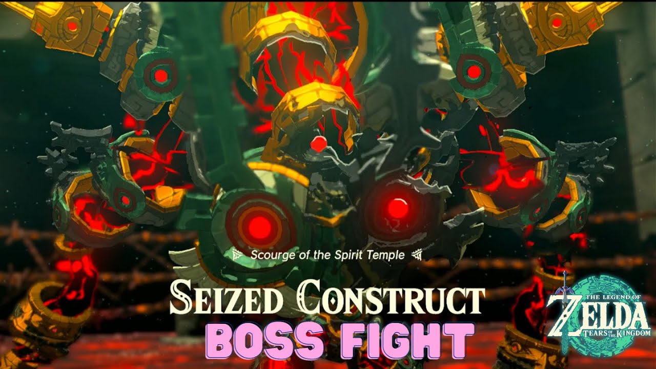 SIEZED CONSTRUCT BOSS BATTLE - ZELDA TEARS OF THE KINGDOM - YouTube