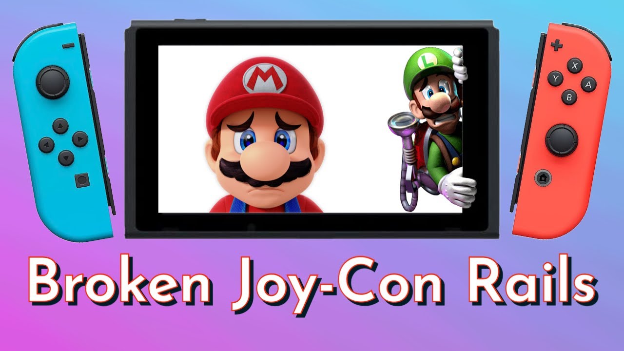 Broken Joy-Con Rail Repair (Both Sides) - YouTube