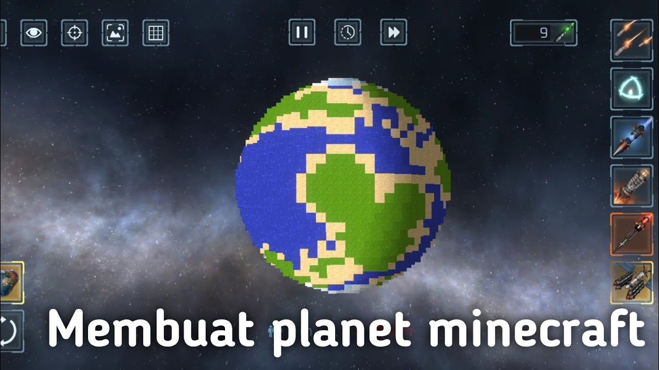 Membuat planet minecraft - solar smash indonesia part 5 - YouTube