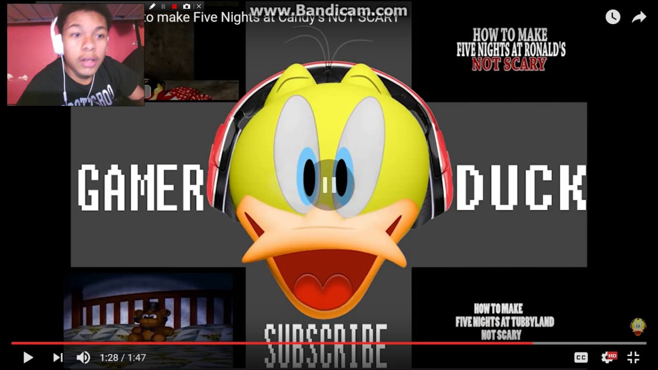 gamer duck reaction video - YouTube