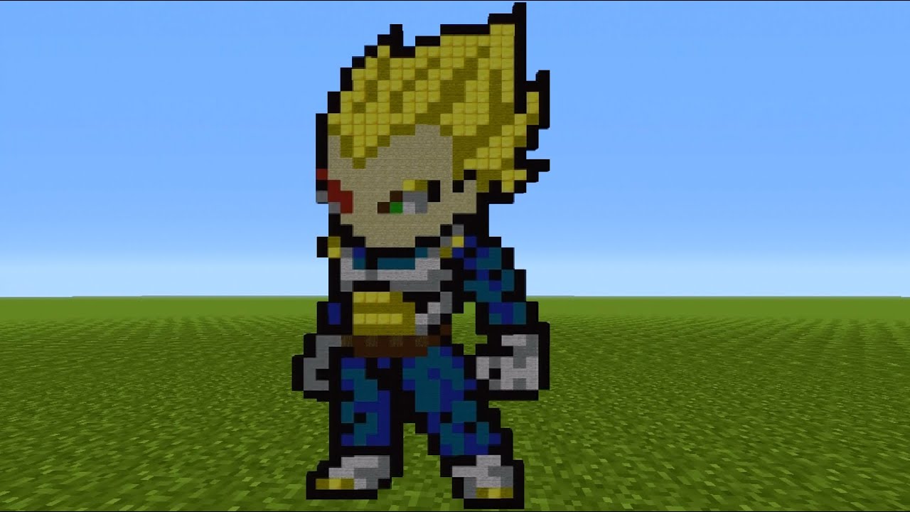 Minecraft 360: How To Make Vegeta *Remake* - YouTube