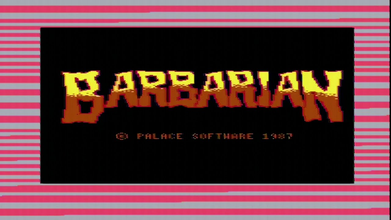 Barbarian (1987) - Commodore 64 Cassette C64 (Full Loading & Gameplay ...