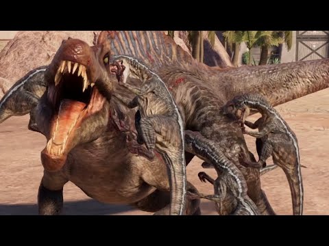 Spinosaurus vs T-Rex, I-Rex, I-Raptor, Scorpios Rex, JP3 Raptor, Giga ...