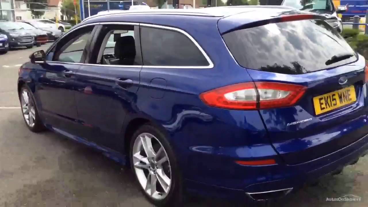 FORD MONDEO TITANIUM BLUE 2015 - YouTube