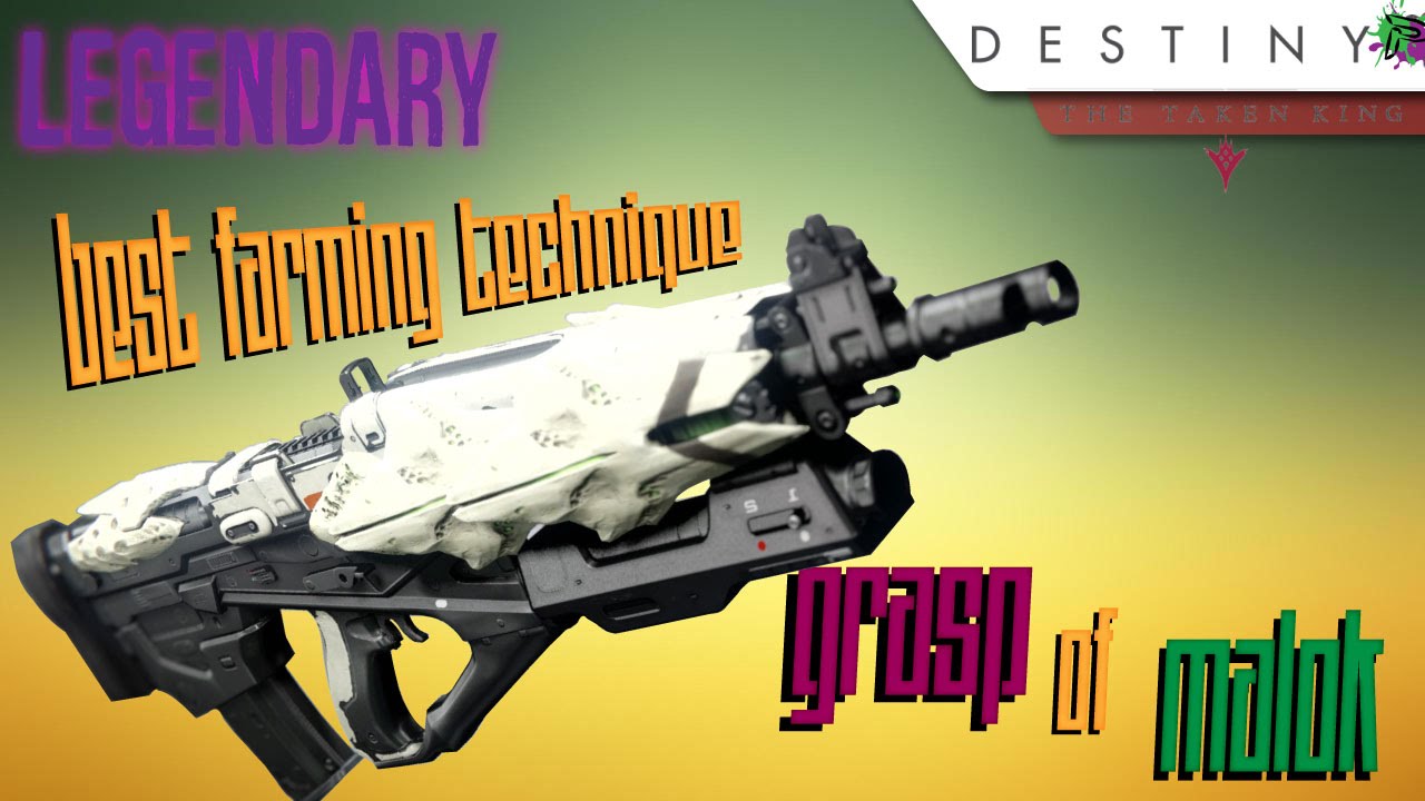 Destiny | "Grasp of Malok" How to Get - BEST Farming Method - YouTube