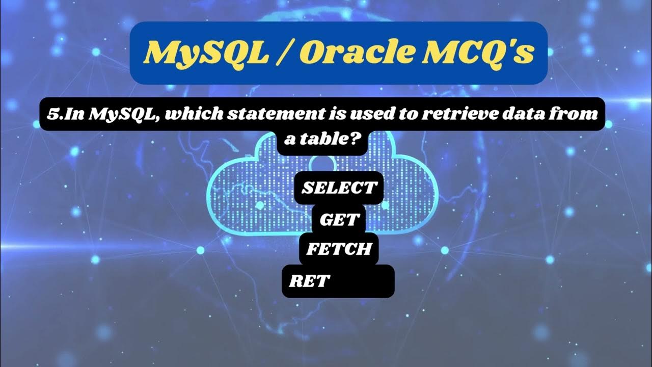 MySQL | Oracle | Database Management | SQL | Database Systems ...