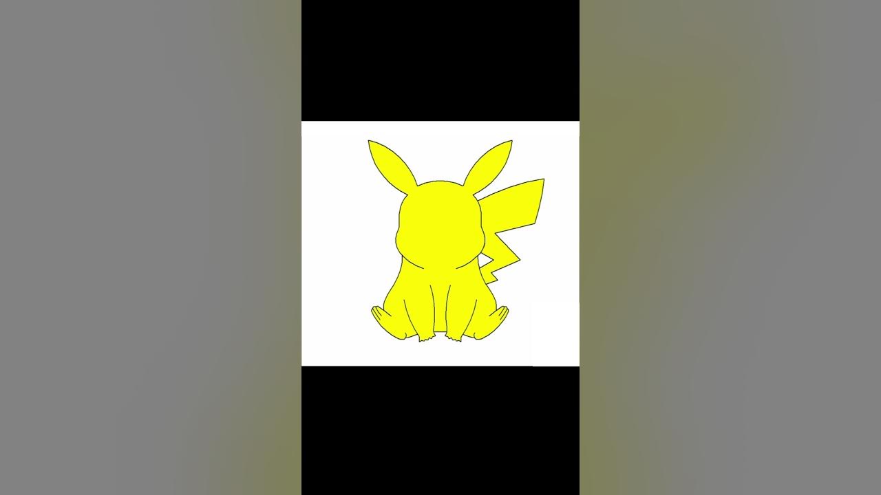 Drawing A Pikachu With Python #shorts - YouTube