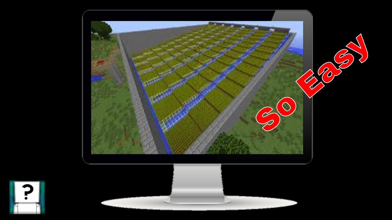 How To Build a Semi-Automatic Wheat Farm!!!! All Platforms - YouTube