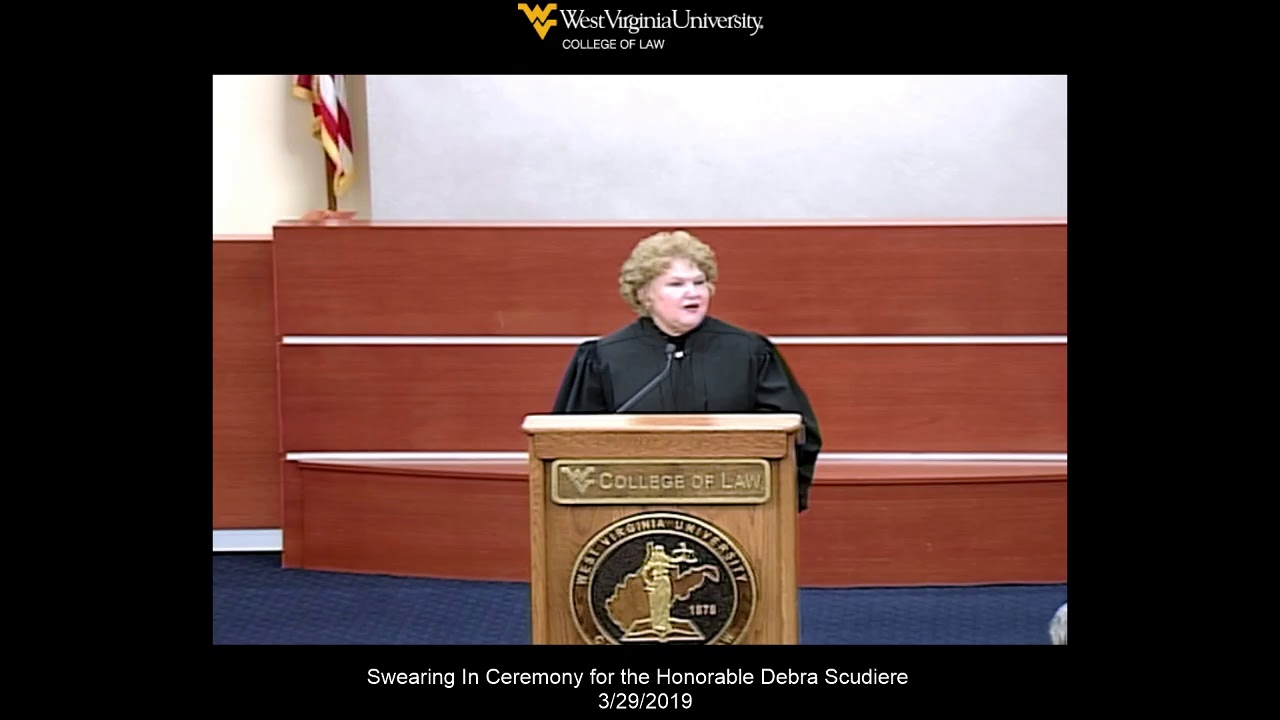 Swearing In Ceremony for the Honorable Debra Scudiere - YouTube