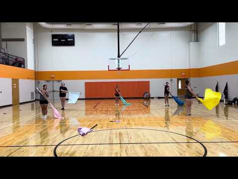 Gonna Fly Now by Rocky. Color Guard routine #colorguard - YouTube