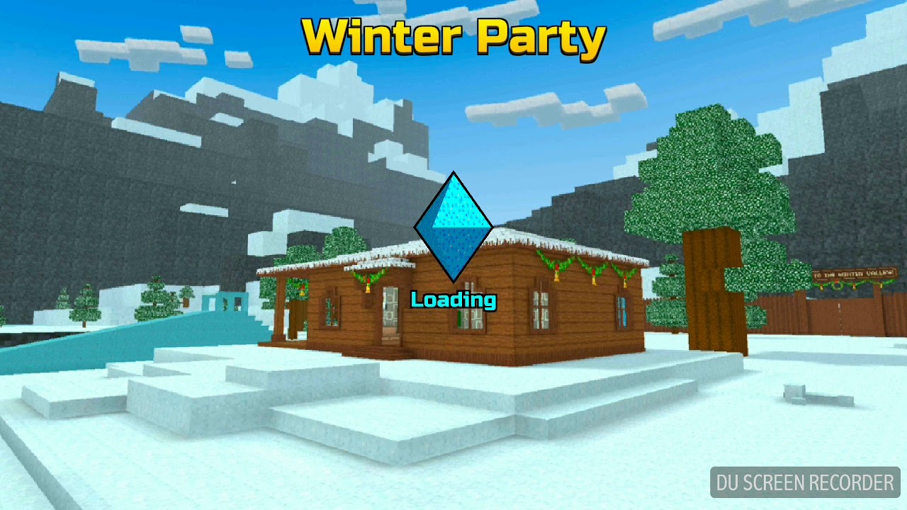 How to get out of the map winter party on PG3D - YouTube