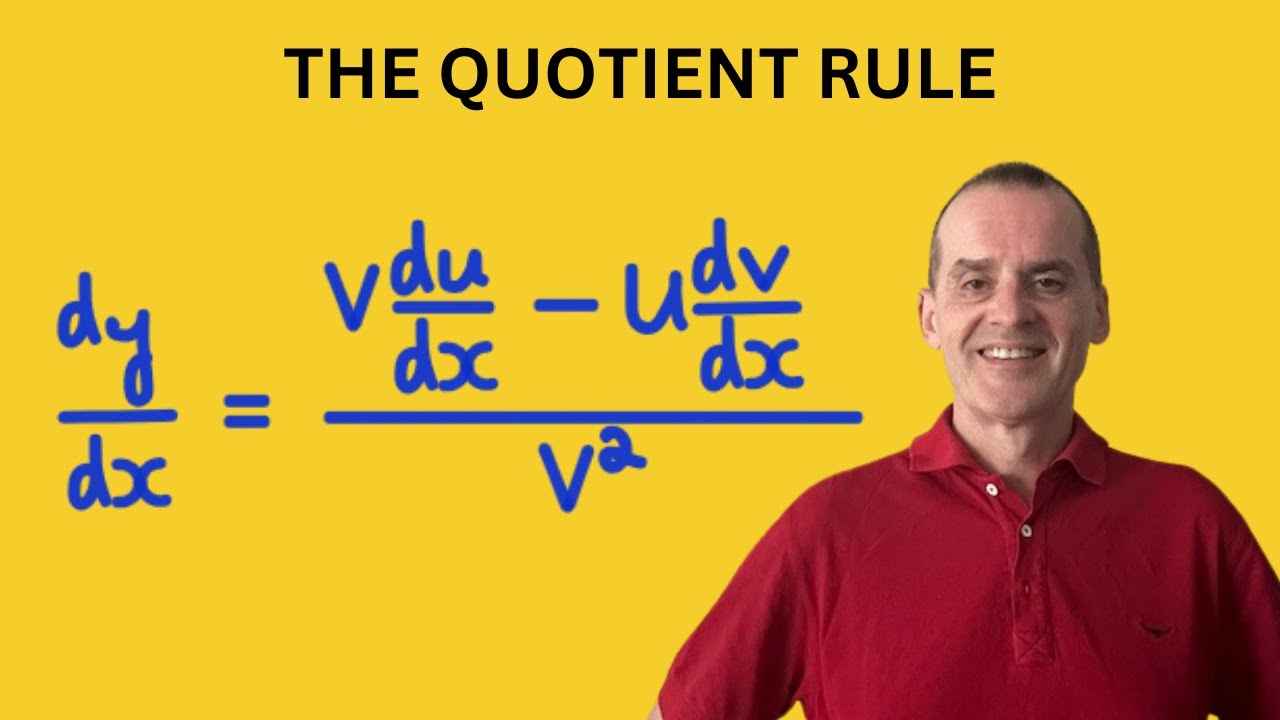 The Quotient Rule | Differentiation | Calculus - YouTube