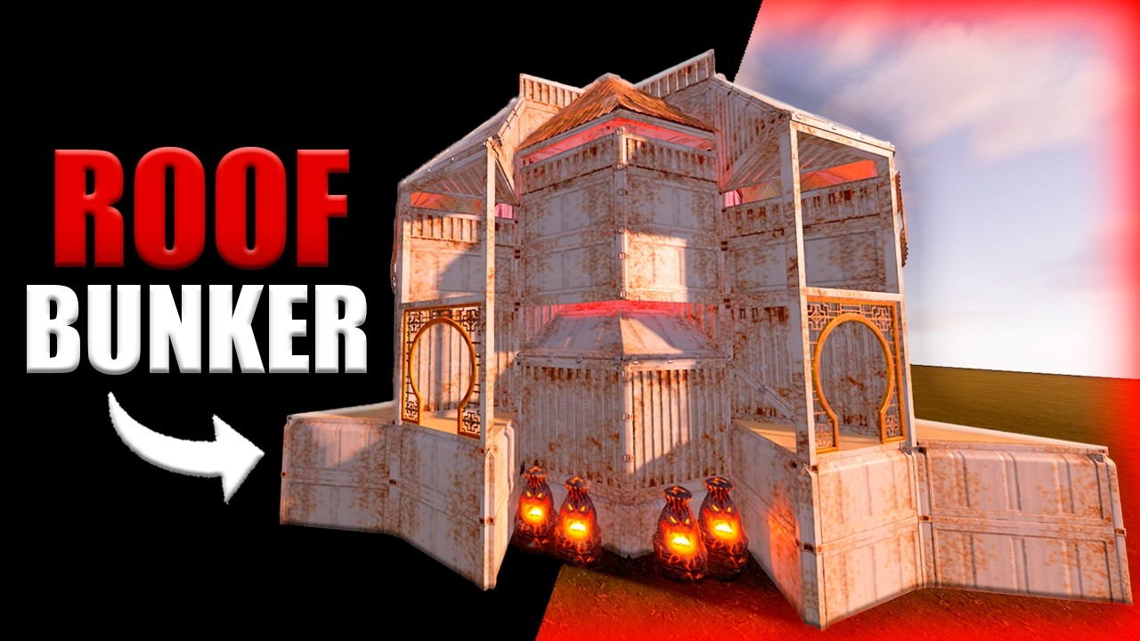 *NEW* META ROOF BUNKER BASE DESIGN RUST 2026 - YouTube
