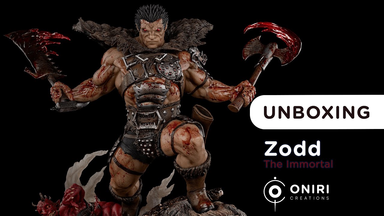 UNBOXING Zodd The Immortal Statue - Oniri Creations - YouTube