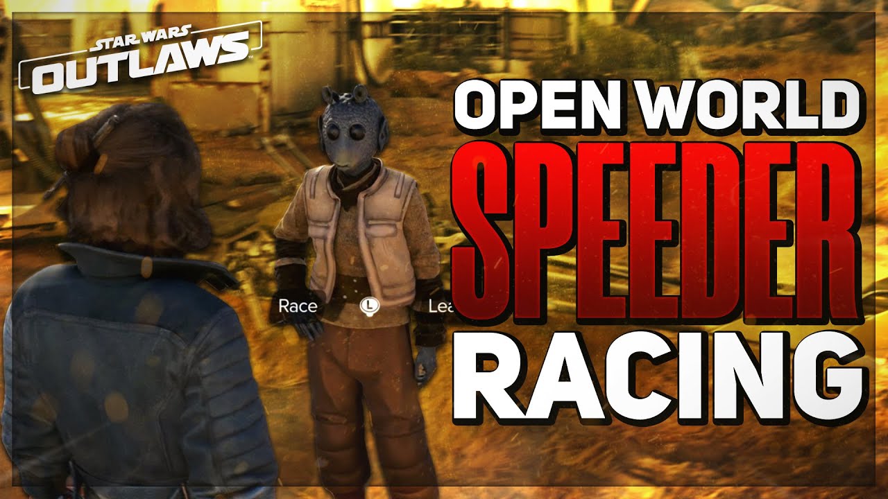 Star Wars Outlaws: Exclusive Look at OPEN WORLD SPEEDER RACING - YouTube