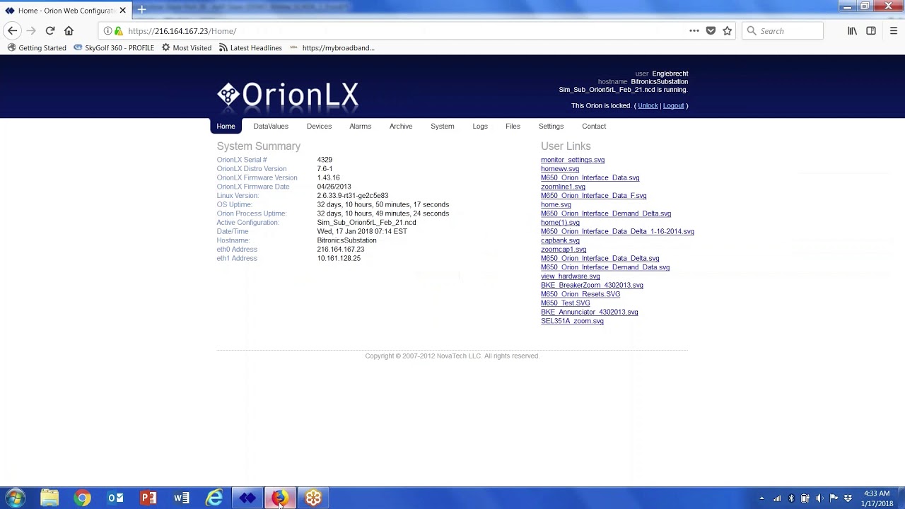 Configuring the Alarm Archive Retentive option in the Orion LX and ...