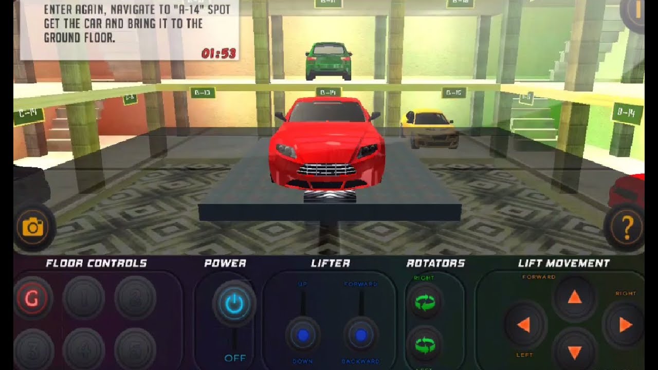 Roadway Multi Level Car Parking Game - Android Gameplay - YouTube