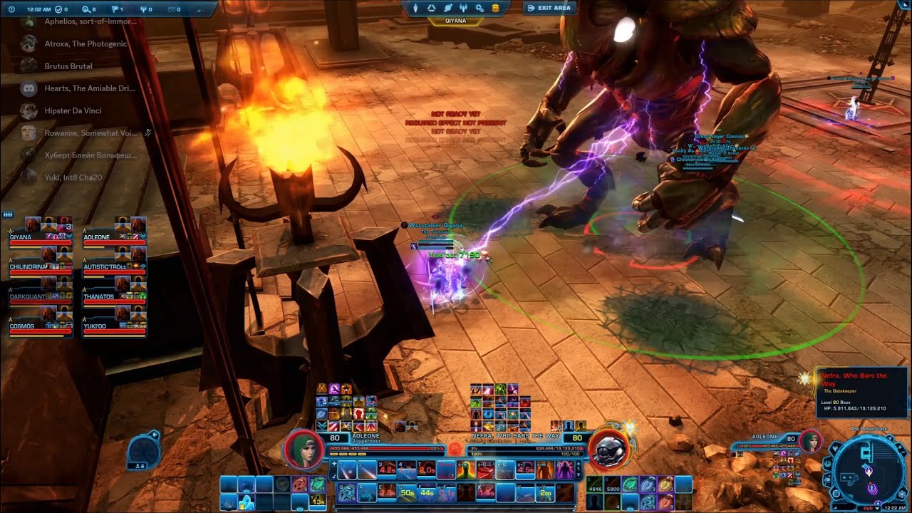 SWTOR Dread Fortress Master Mode 20-09-23 (team Myrmidon: Gate Crasher ...