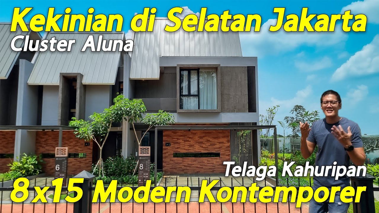 Rumah Modern Tropis Idaman Milenial Cluster Aluna, Telaga Kahuripan ...