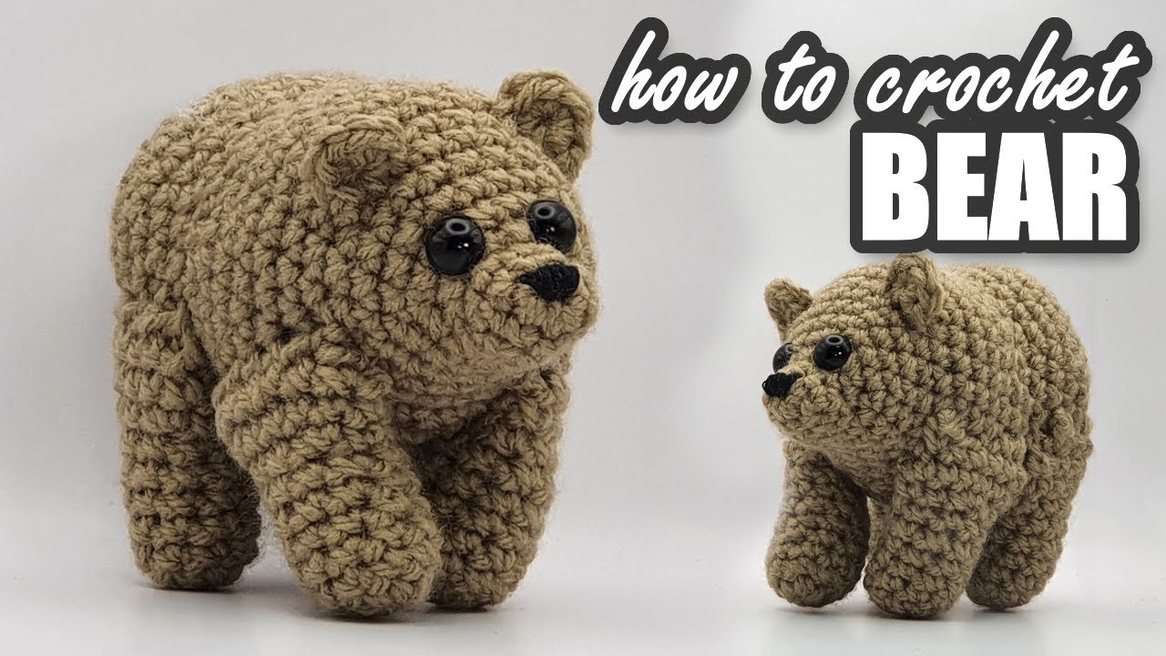 Crochet a beginner-friendly bear (pattern!) - YouTube