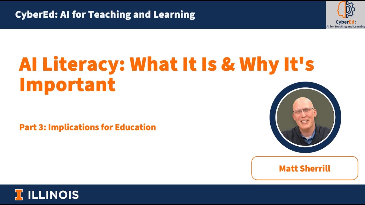AI Literacy: What it is and Why it's Important - Part 3: Implications ...