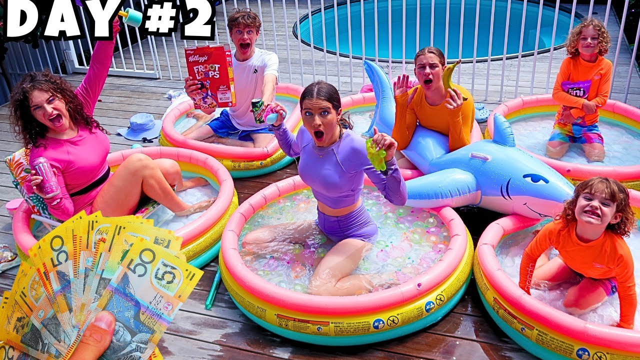LAST TO LEAVE THE TINY POOLS Wins $1000! (Ice Twist Challenge) - YouTube