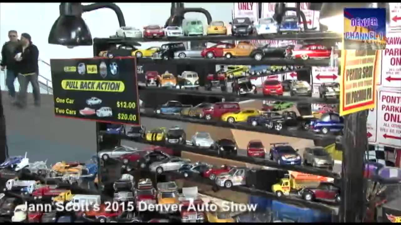 Diecast Cars and Vintage Signs at the 2015 Denver Auto Show - YouTube