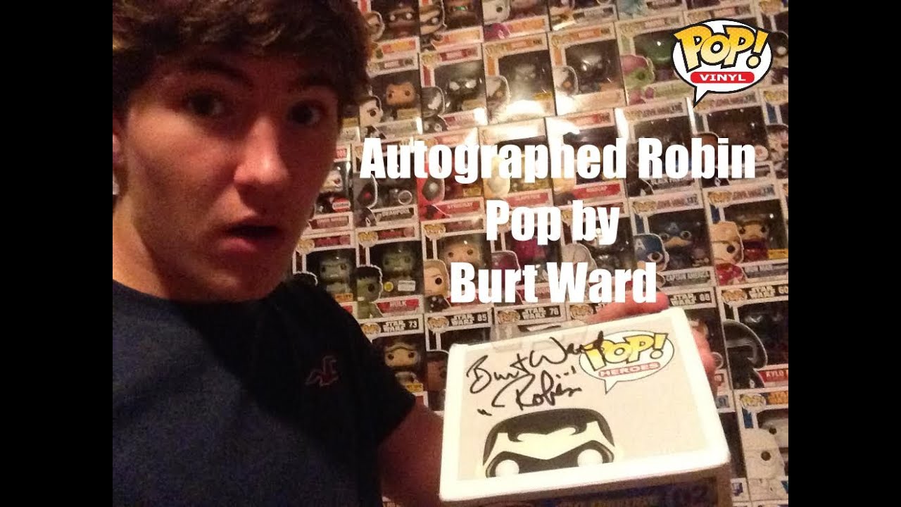 Autographed Burt Ward Robin Funko Pop- half price books find-best wild ...