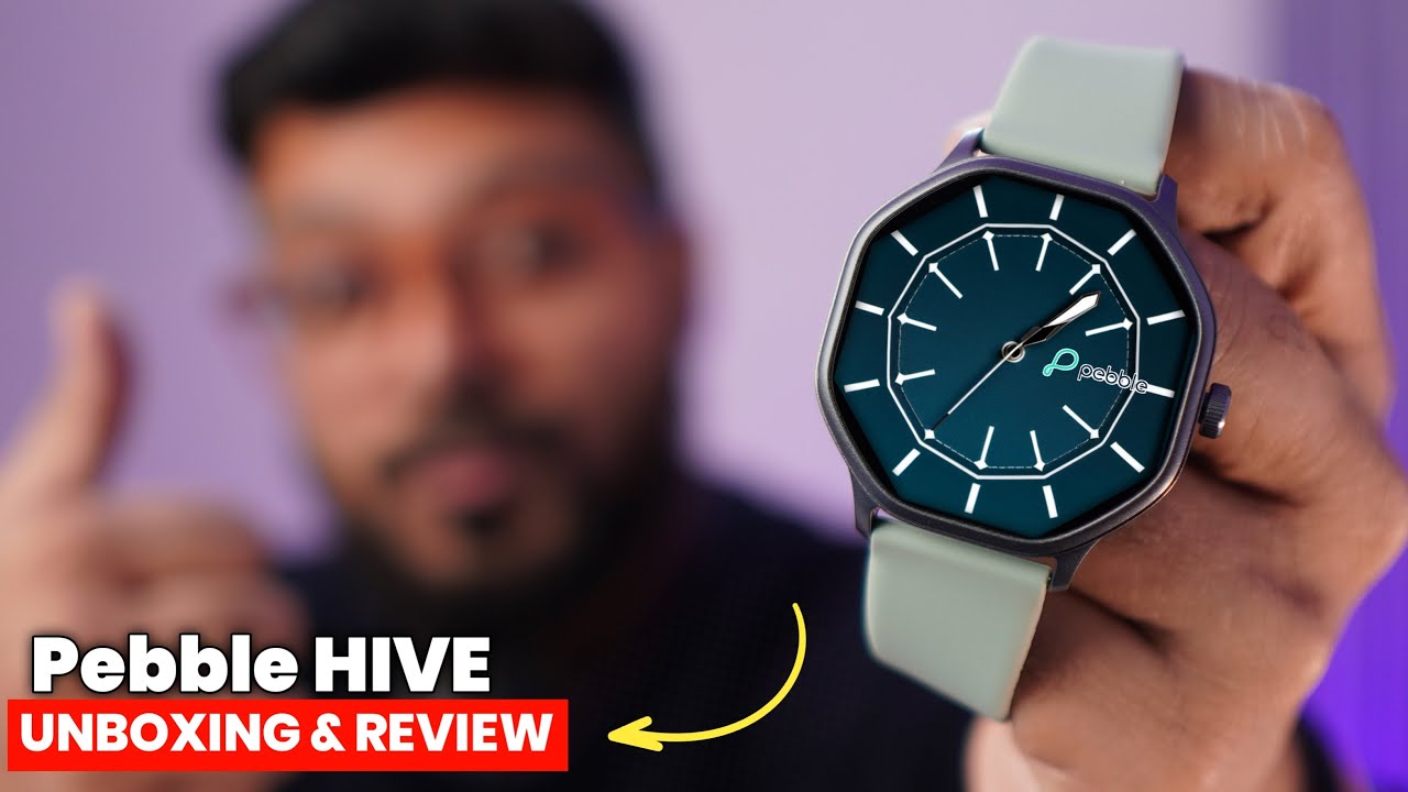This is Unique Octagonal Design Watch⚡️ || Pebble Hive Unboxing ...