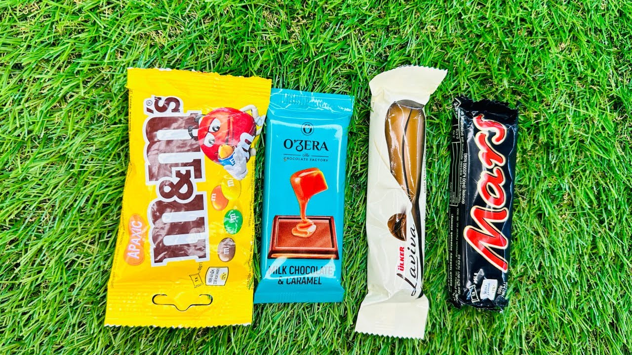 Satisfactory video | Multicolored bright mars and m&ms | Relaxing video ...